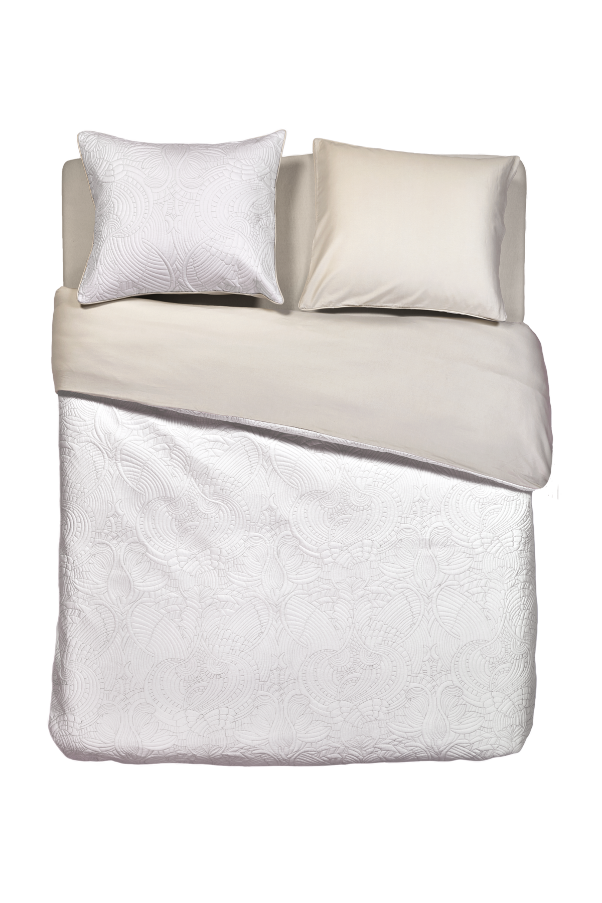 Embroidered Dodo Pavone Duvet Cover