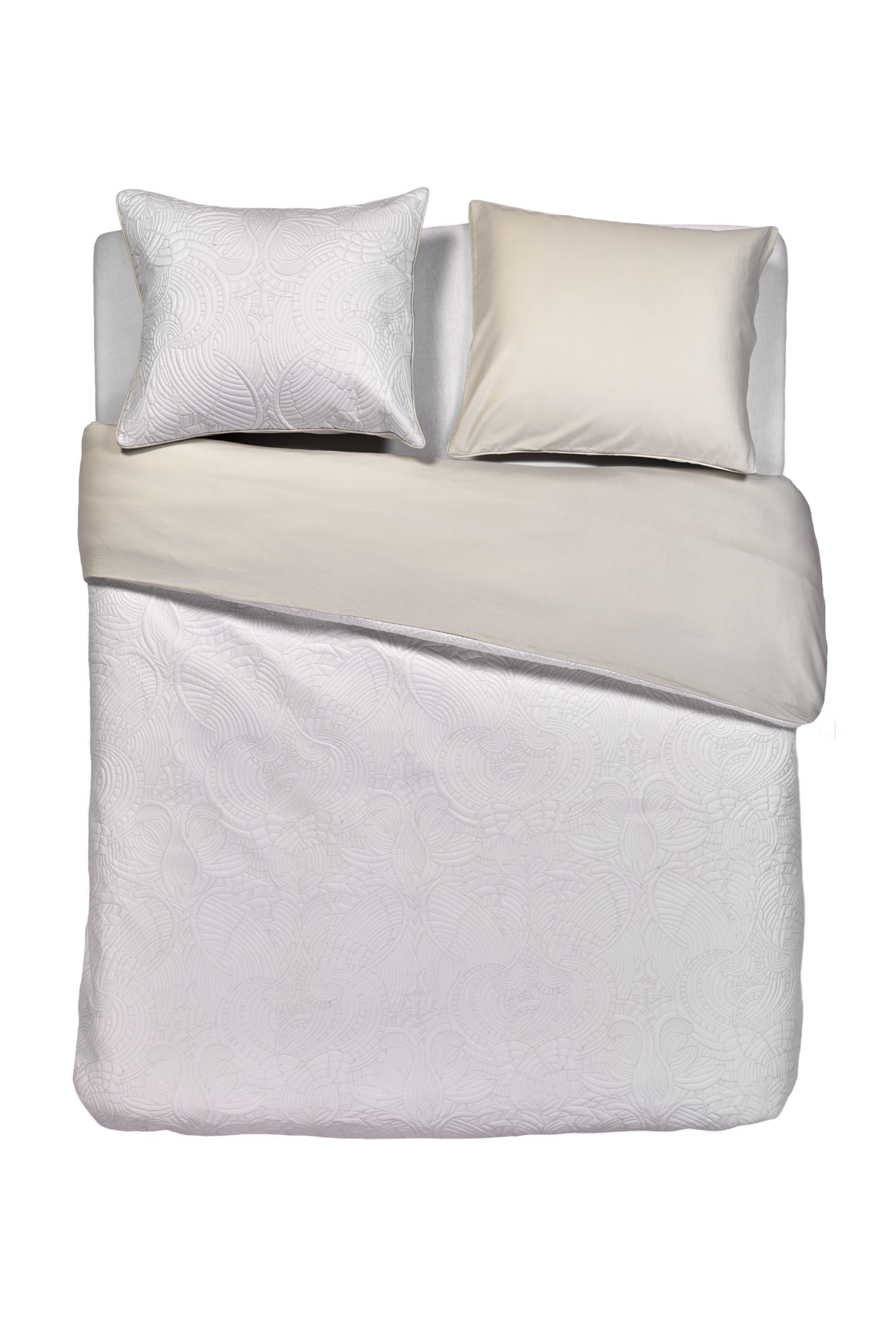 Embroidered Dodo Pavone Duvet Cover Set